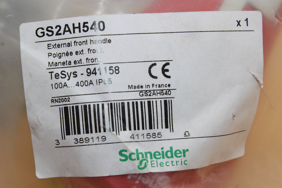 NEW | SCHNEIDER ELECTRIC | GS2AH540 | EXTERNAL FRONT HANDLE 100A-400A ...