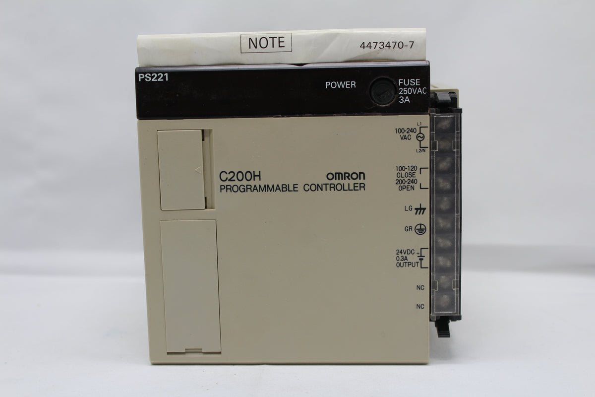 New Open Box | OMRON | C200H-PS221 | PROGRAMMABLE CONTROLLER – Eigen ...
