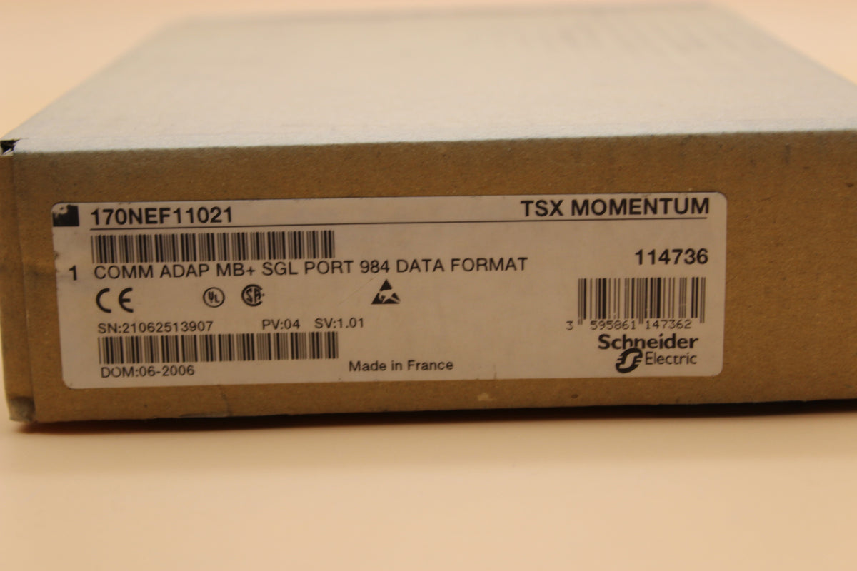 New Sealed Box | Schneider Electric | 170NEF11021 | TSX MOMENTUM 170NE ...
