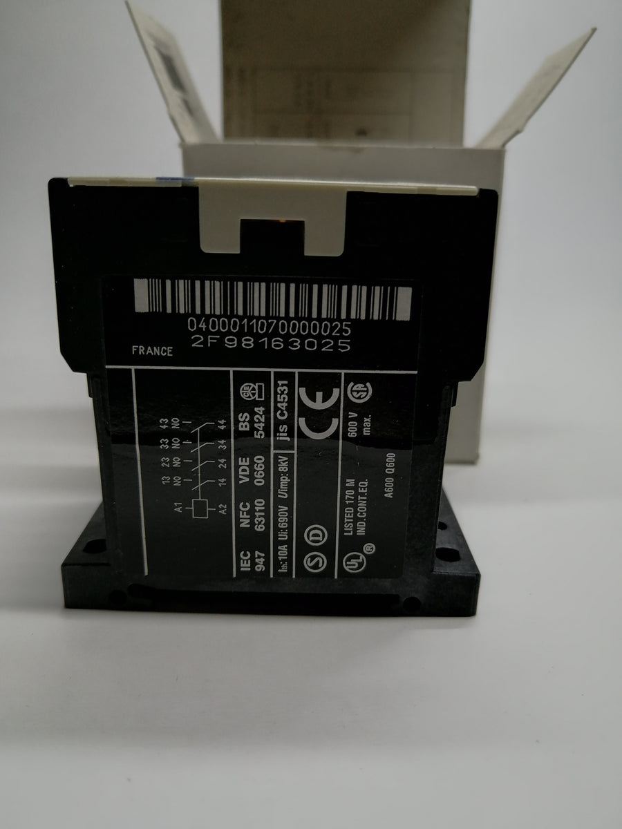 New | Telemecanique | CA2KN40F7 | Control Relay 110 VAC 50/60 HZ ...