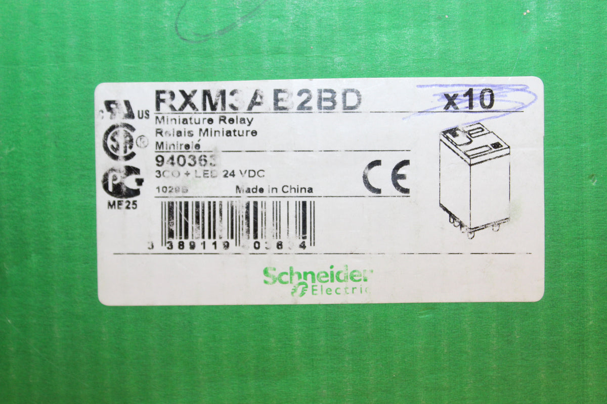 NEW | SCHNEIDER ELECTRIC | RXM3AB2BD | – Eigen Industrial LLC